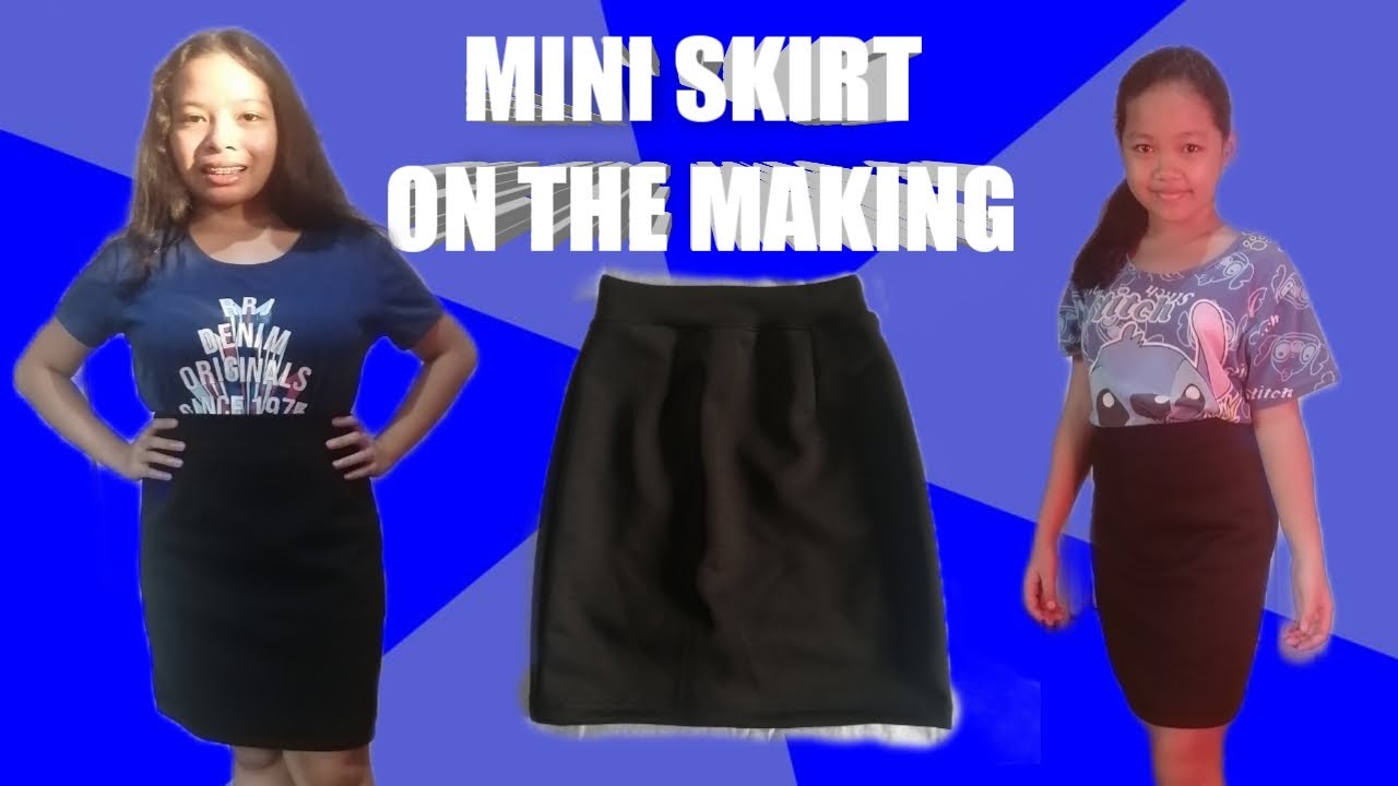 HOW TO MAKE MINI SKIRT? /HOW TO CUT AND SEW MINI SKIRT WITHOUT PATTERN ...