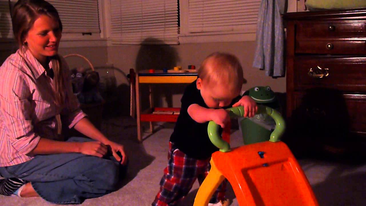 Baby Paul is Learning to Walk - YouTube