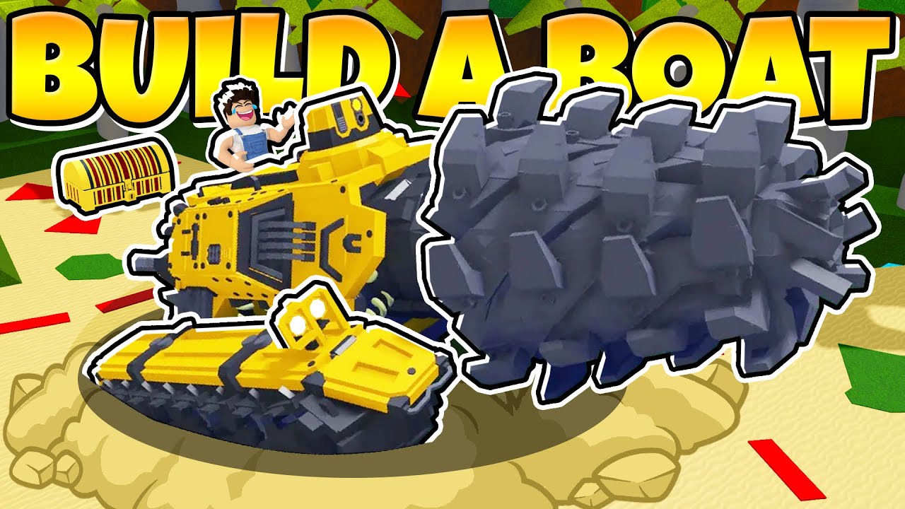DRILL TANK that can WRECK ANYTHING In Build a Boat! - YouTube