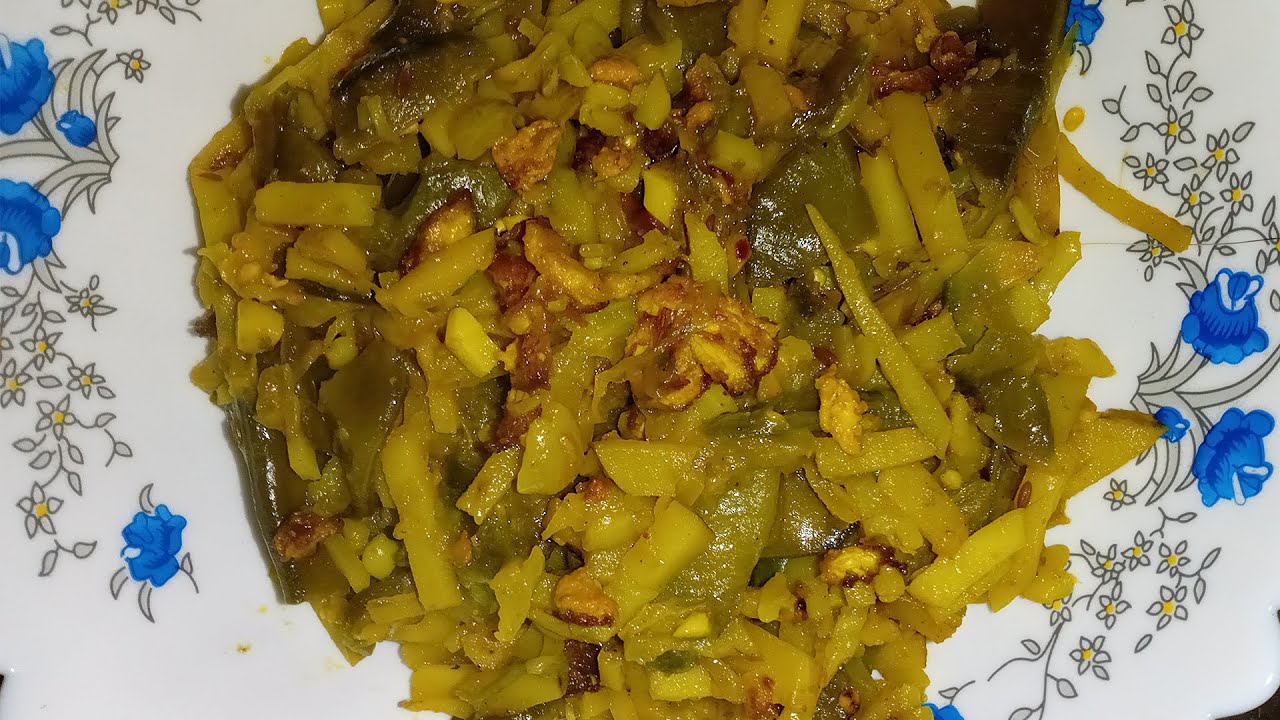 সিম আলু ভাজি করলে খেতে অত্যন্ত মজার হয় | Sim Alu Vaji | Sim Aloo Bhaji ...