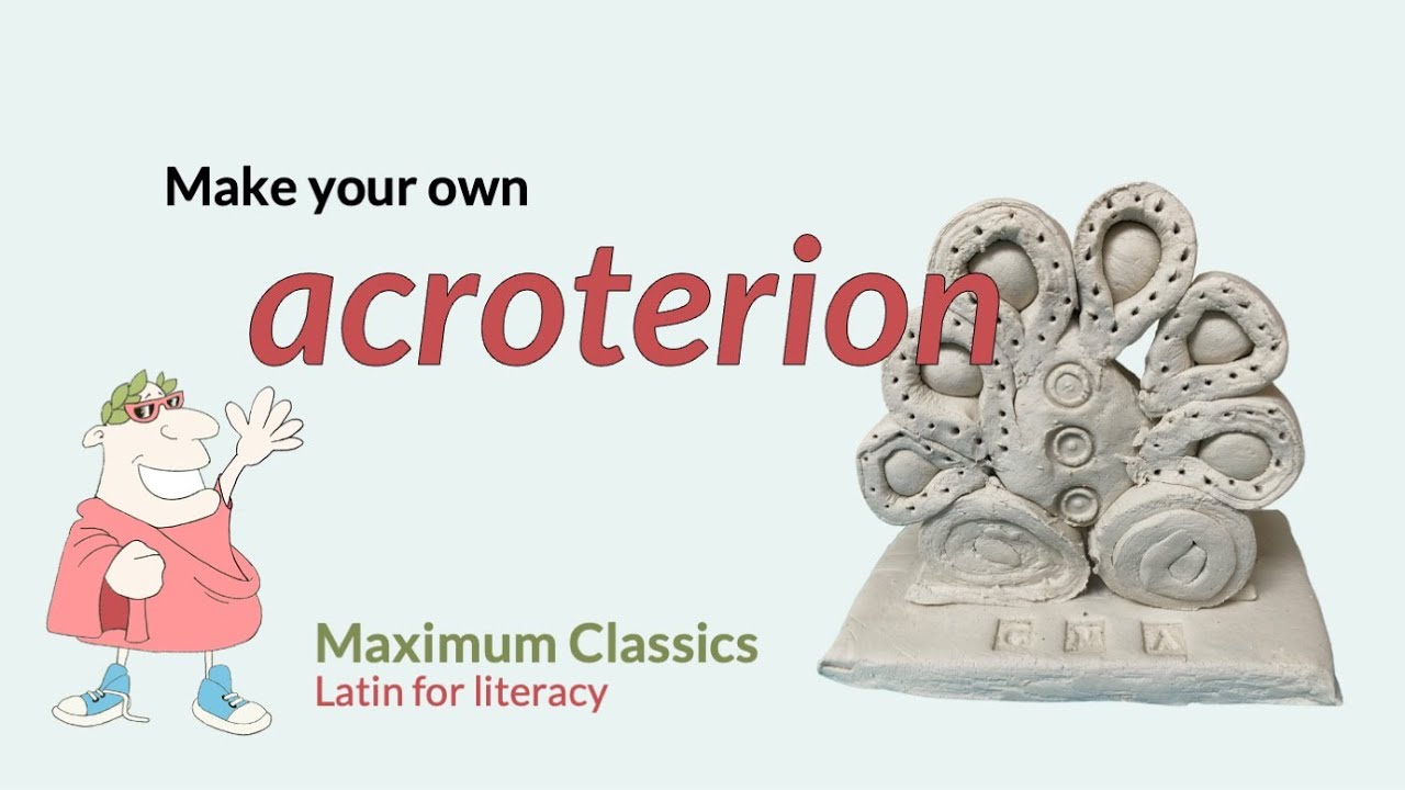 Acroterion clay project - YouTube