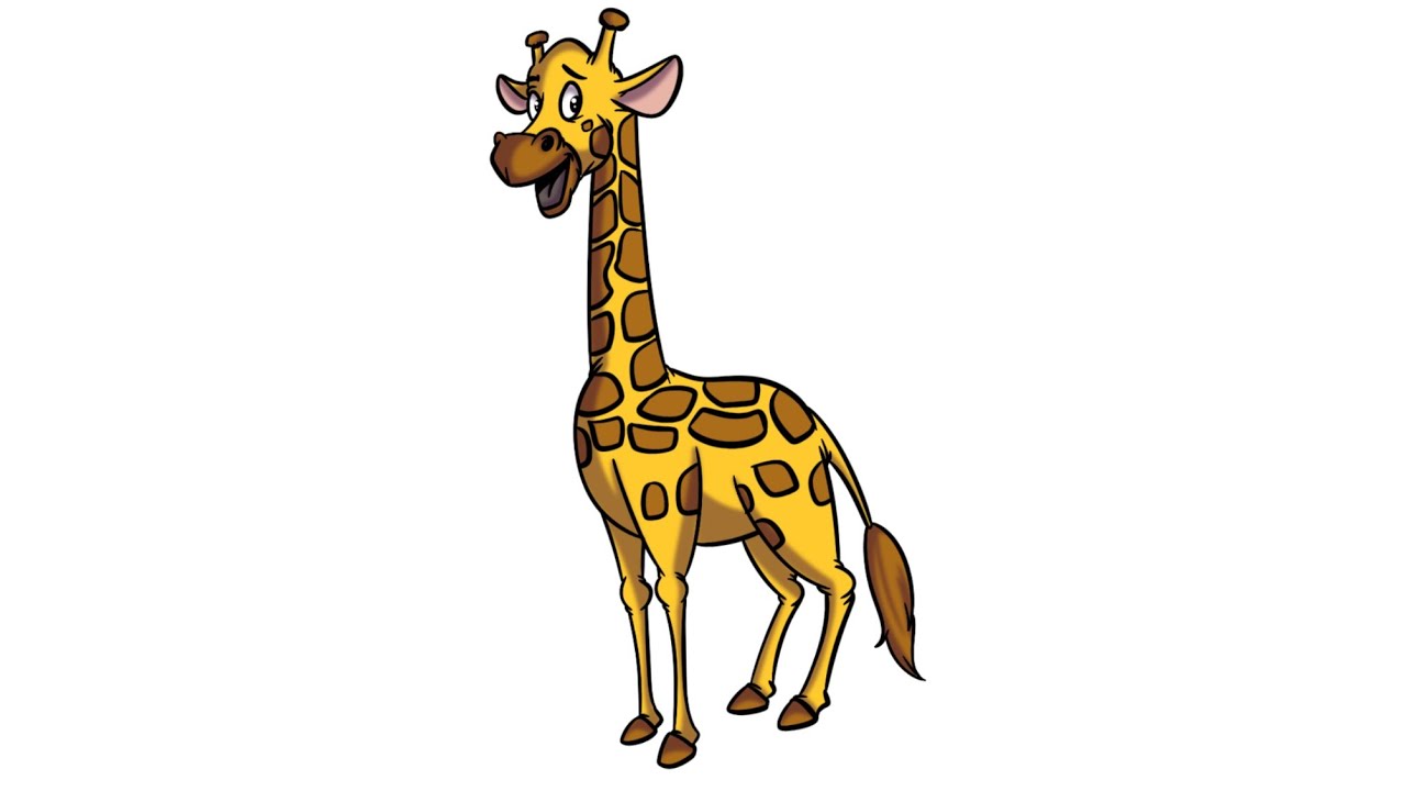Let’s Draw Giraffe How to Draw a Giraffe African Animals PraToons ...
