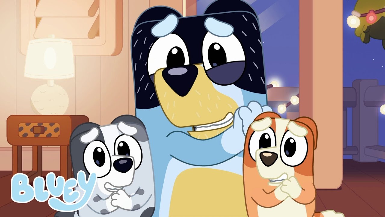 Christmas Please Face | Verandah Santa | Bluey - YouTube