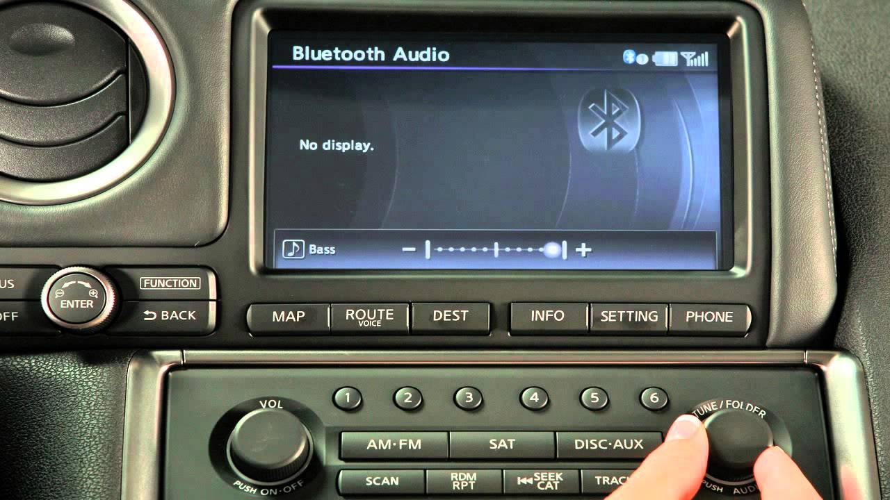 2012 NISSAN GT-R - Audio System - YouTube