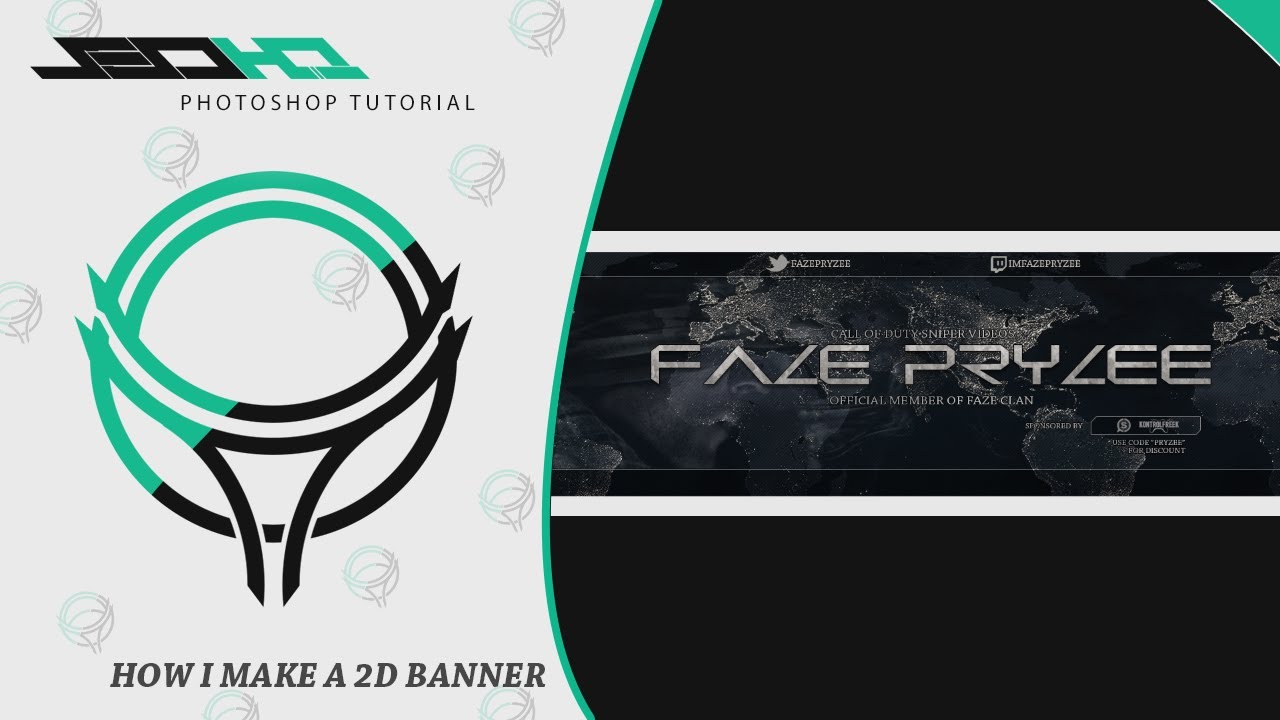 Photoshop Tutorial | How I Make a 2D Clean Banner Layout | W/Wallpapers ...