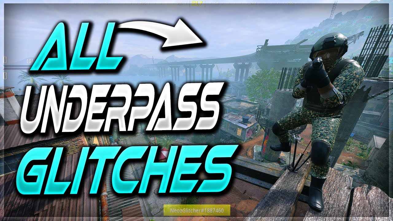 COD MW3 GLITCHES: *UNDERPASS* ALL BEST WORKING GLITCHES & SPOTS ! - YouTube
