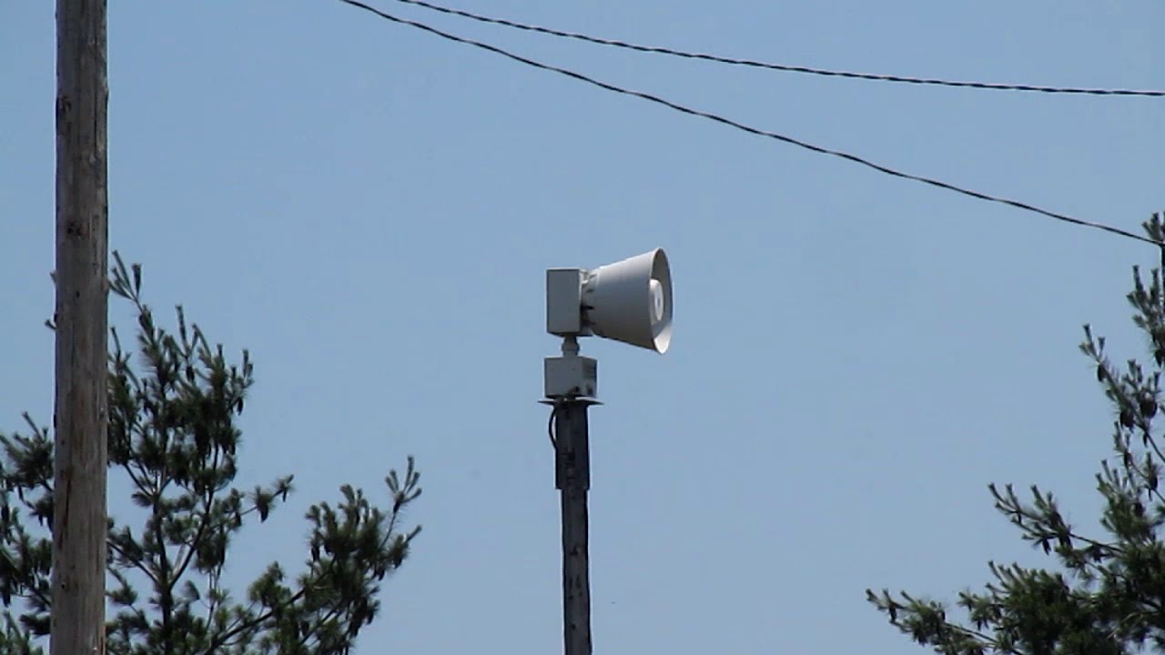 Federal Signal 2001-SRNB Siren Test- Sun Prairie, WI - YouTube