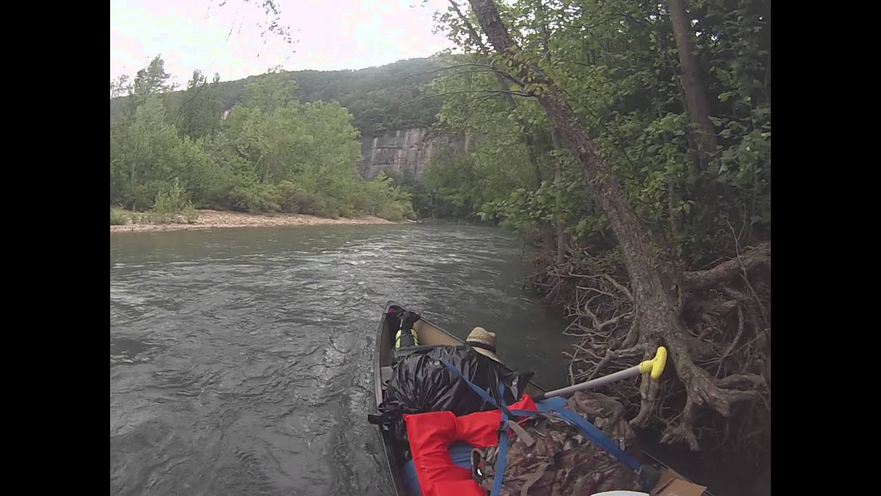 Buffalo River Arkansas Canoe Flipping in the first 5 minutes - YouTube