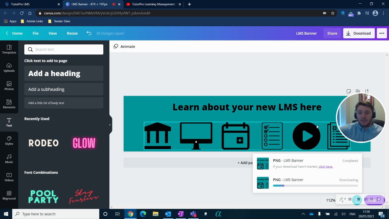LMS Banners - Creating News Banners for Internal Communication - YouTube