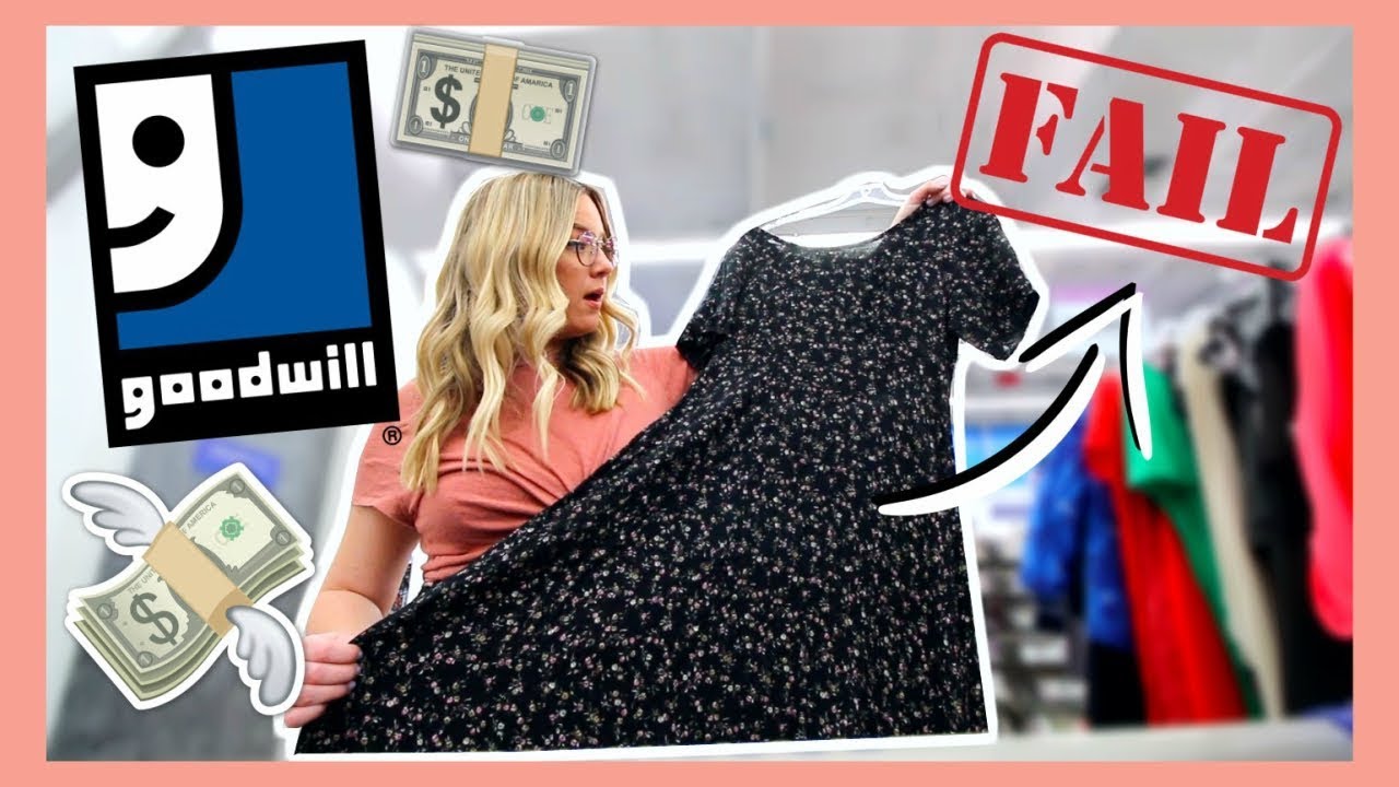 THRIFTING AT THE GOODWILL $1 SALE | *SO MANY FAILS* - YouTube