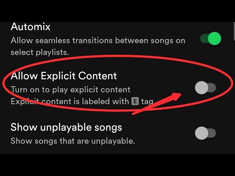 Spotify me explicit content kaise off kare, how to off explicit content ...