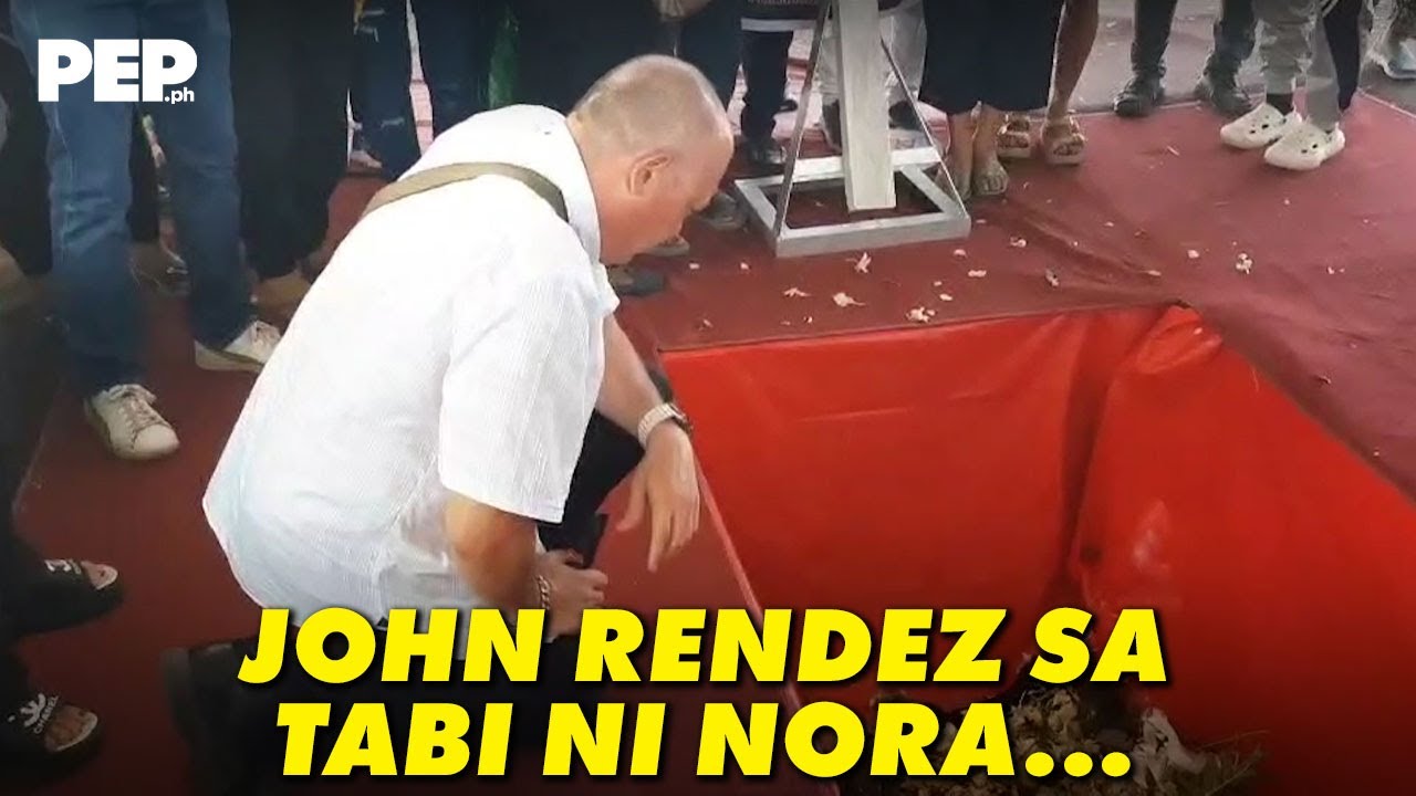 John Rendez, humabol sa libing ni Nora Aunor | PEP Hot Story - YouTube