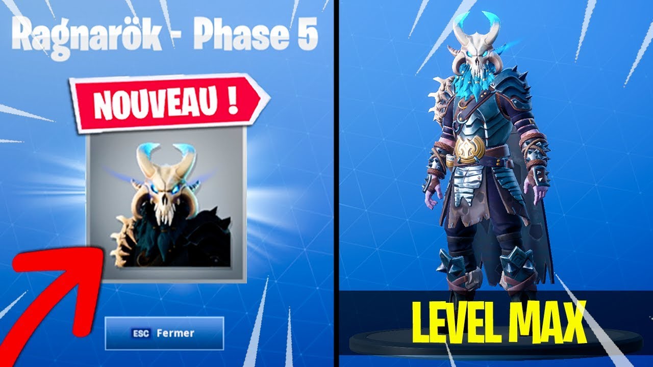 J'AI ENFIN RAGNARÖK NIVEAU MAX sur Fortnite: Battle Royale !! - YouTube