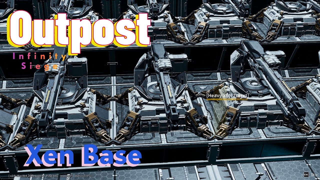 Outpost infinity siege Xenium base - YouTube