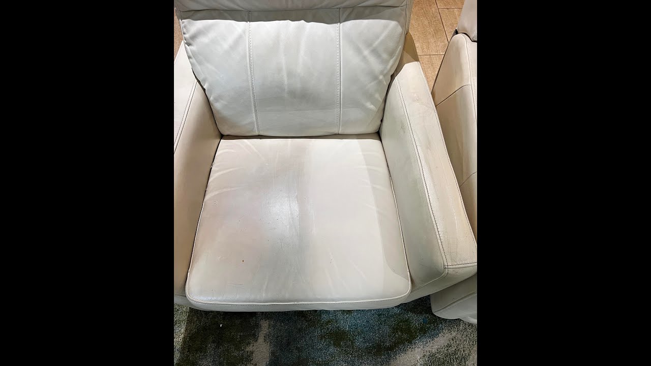White Leather Chairs Cleaning! - YouTube
