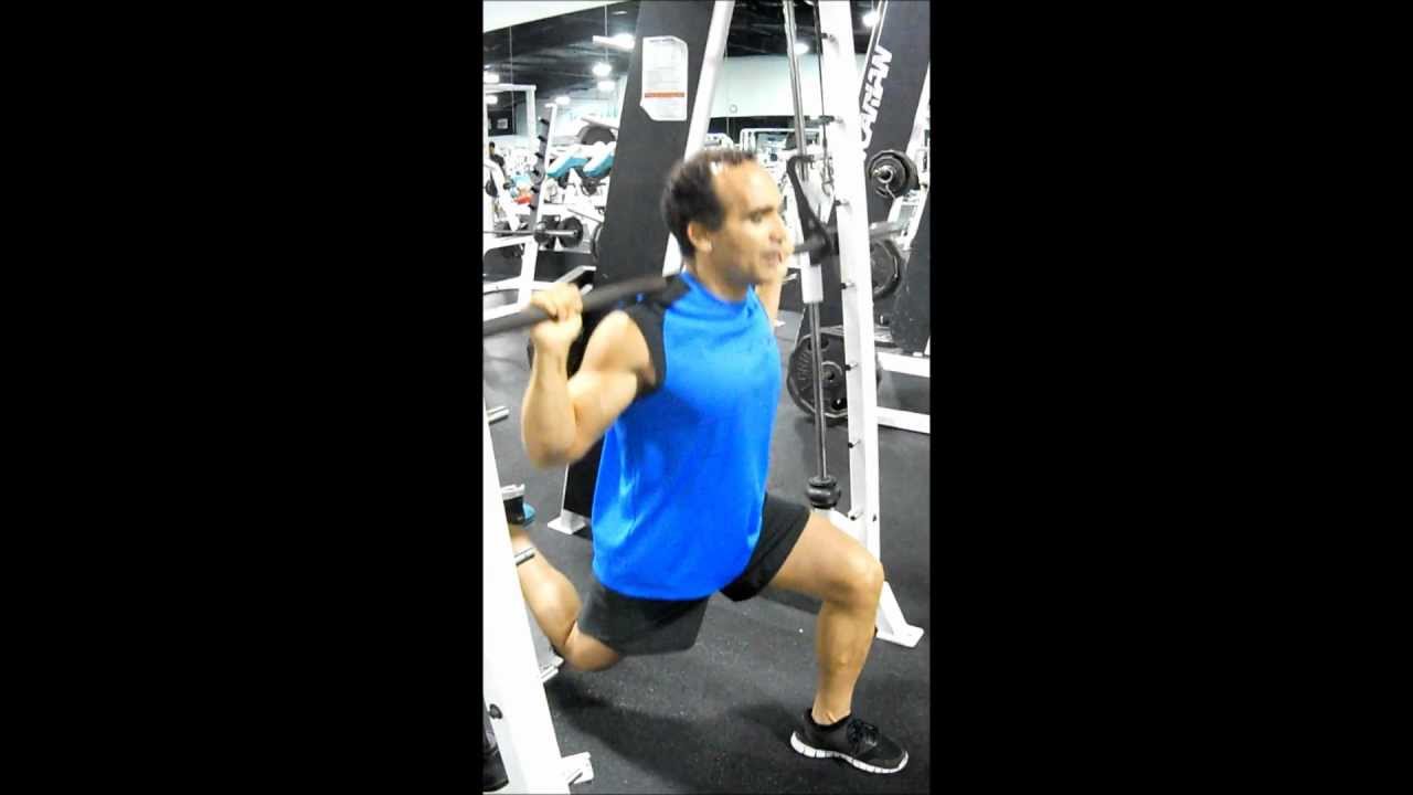 Smith Machine Split Squat - YouTube
