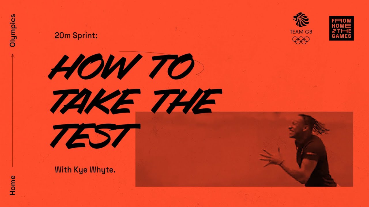 How to do the Olympic 20m Sprint Test - YouTube