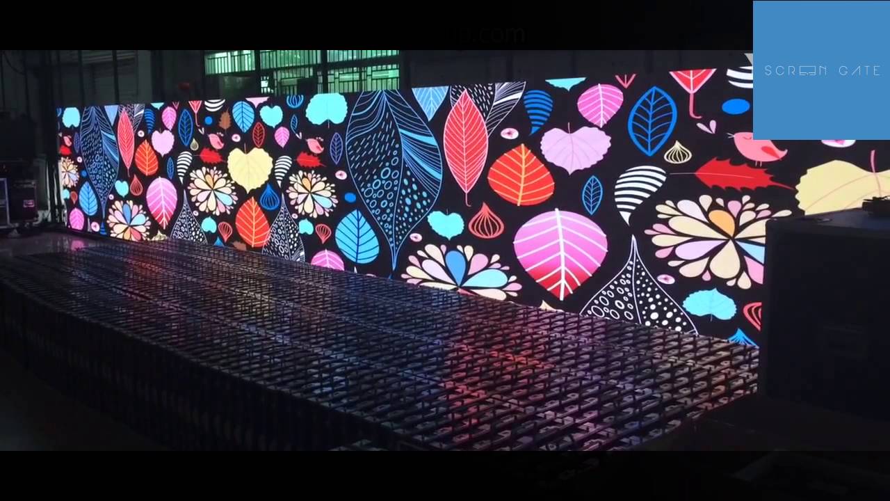HD SCREEN Small Pixel Pitch LED Screen Display Indoor P1.6 - YouTube