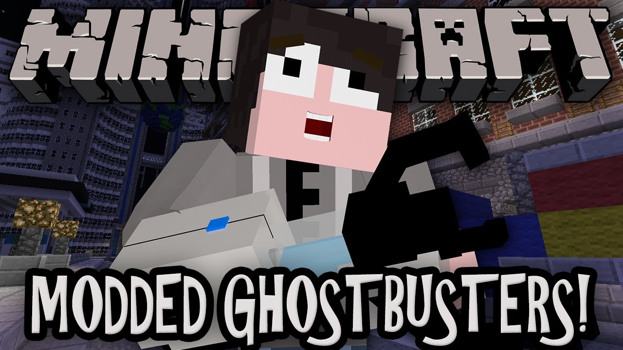 Minecraft: Modded GHOSTBUSTERS - PORTAL GUNS, GRAVITY GUNS!! w/ Friends ...