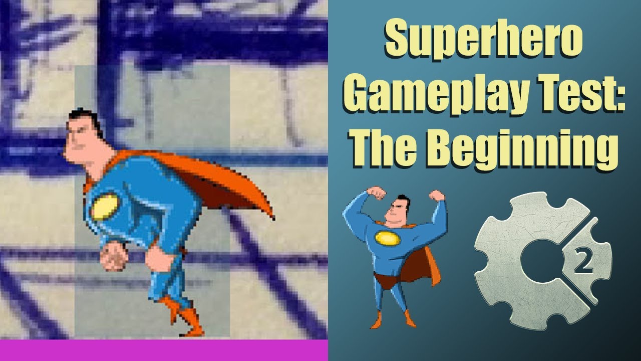 Superhero Gameplay Test with Construct 2 - YouTube