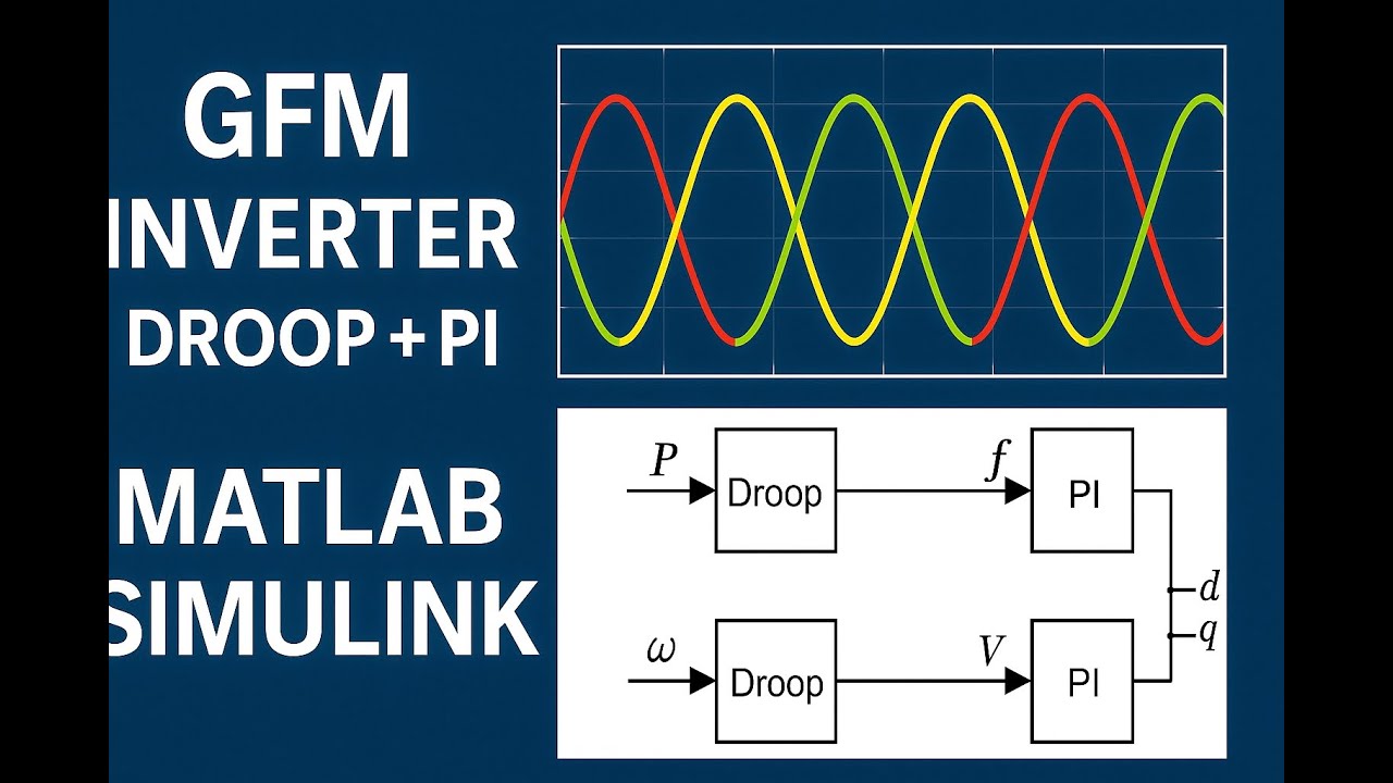 ⚡ Three-Phase Grid-Forming Inverter GFM in MATLAB Simulink | Cascaded ...