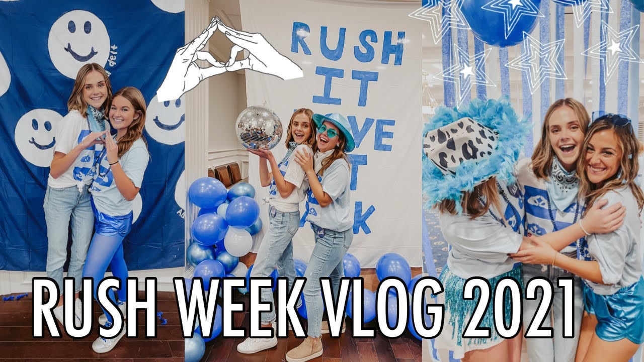 SORORITY RUSH WEEK VLOG 2021 | outfits + BID DAY!! - YouTube