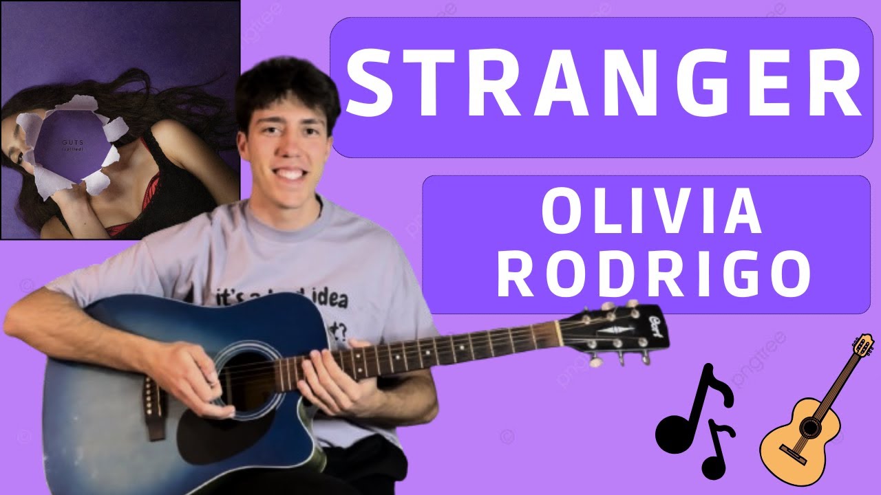Olivia Rodrigo - stranger guitar cover (tabs + chords + lyrics) 🎸🎶💜 ...