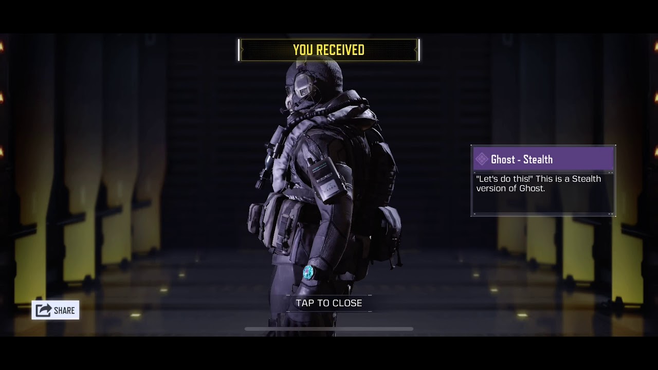 finally my ghost stealth skin | epic skin | activision login reward ...