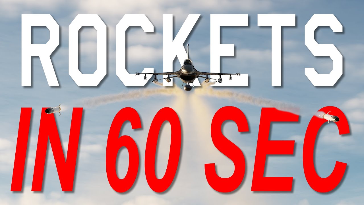 DCS: F-16 Rocket Pods In Less Than 60 Seconds - YouTube