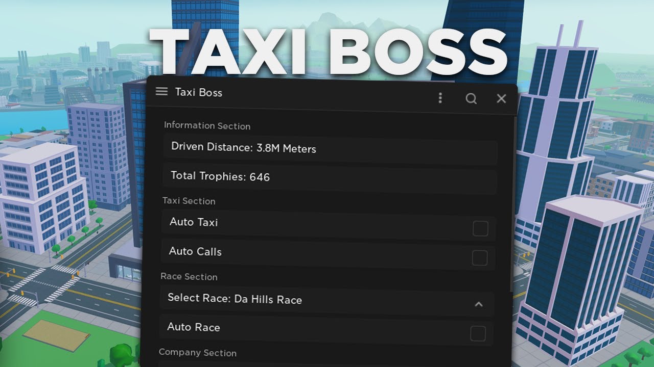 Taxi Boss [Christmas] Script (Auto Taxi, Auto Race, Auto Calls, Auto ...