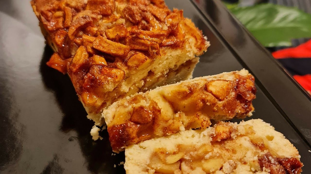 Easy Apple Loaf Cake/How to make Apple Loaf Bread - YouTube