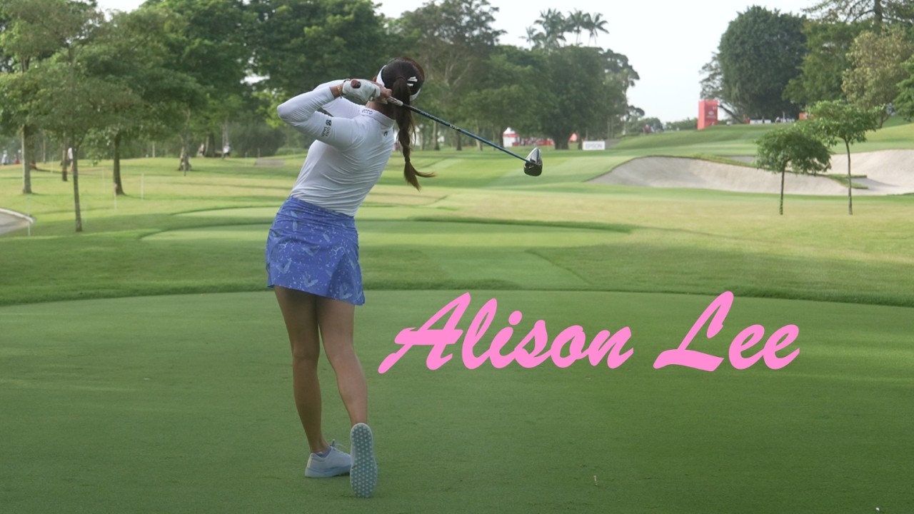 Is she a model or golfer? She is Alison Lee. - YouTube