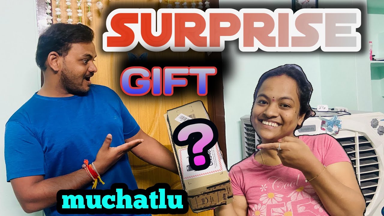 Surprise unboxing vlogging thing #surprise gift by my wife side# ...