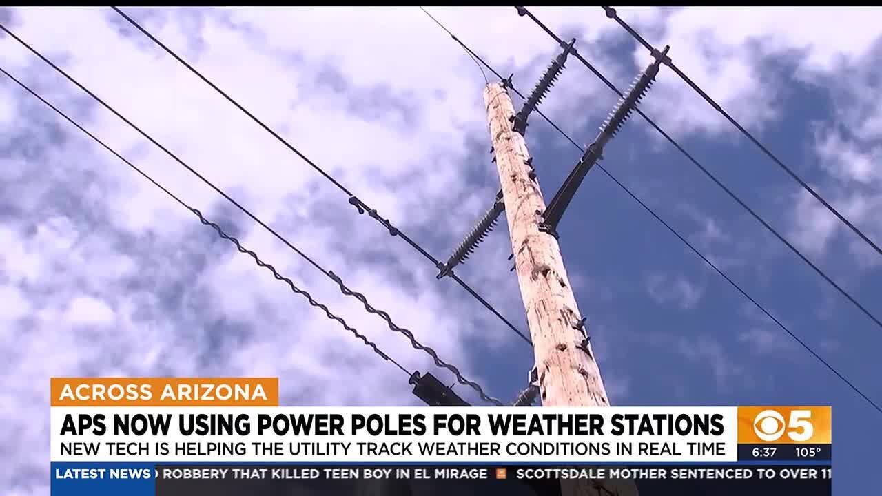 APS using power poles to help prevent wildfires in Arizona - YouTube