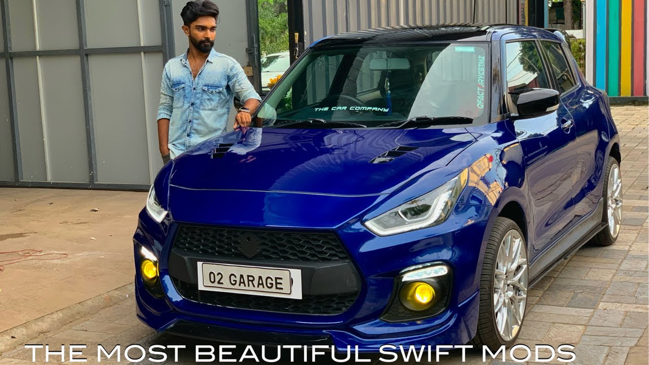 Candy Blue Swift Type 3 | Custom Paint |Modified|Rohith Donald Vlogs ...