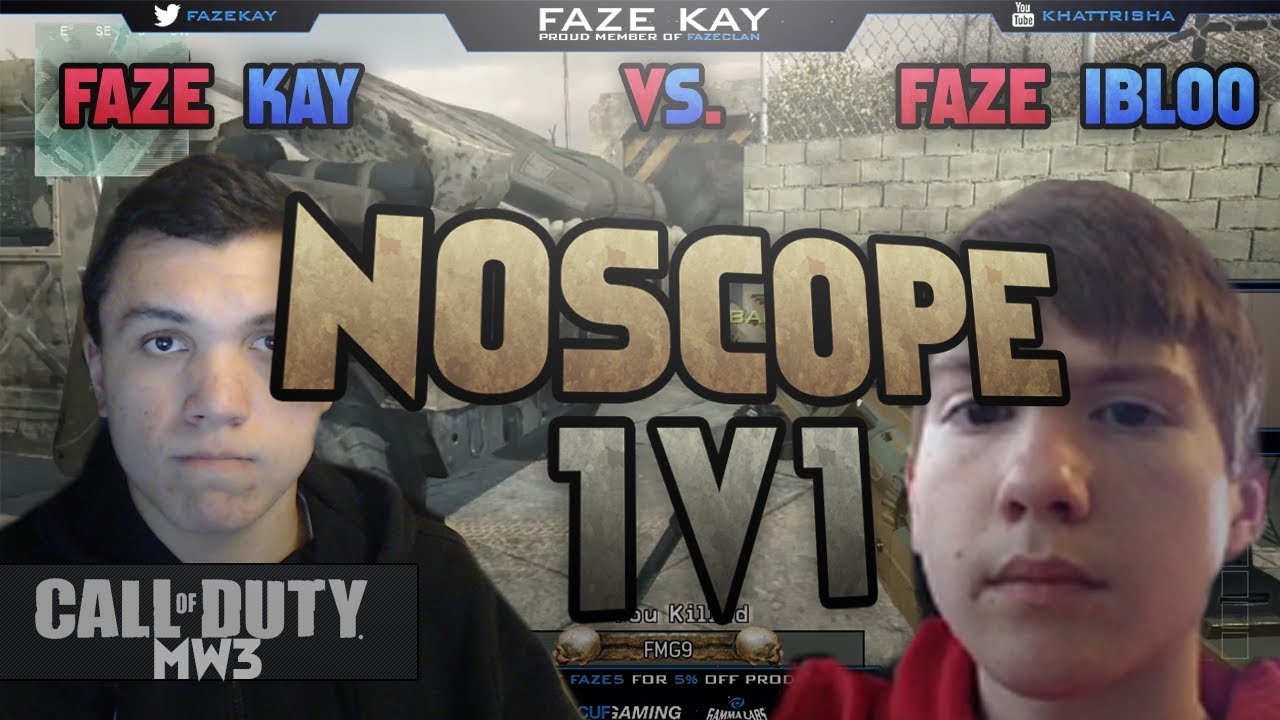 FaZe Kay vs FaZe Bloo: Noscope 1v1! - YouTube
