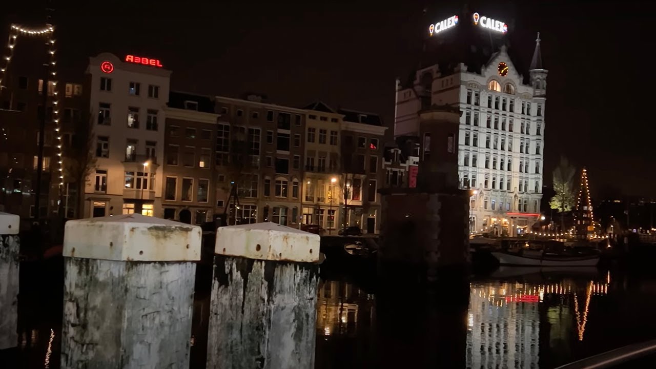 Rotterdam by night - YouTube