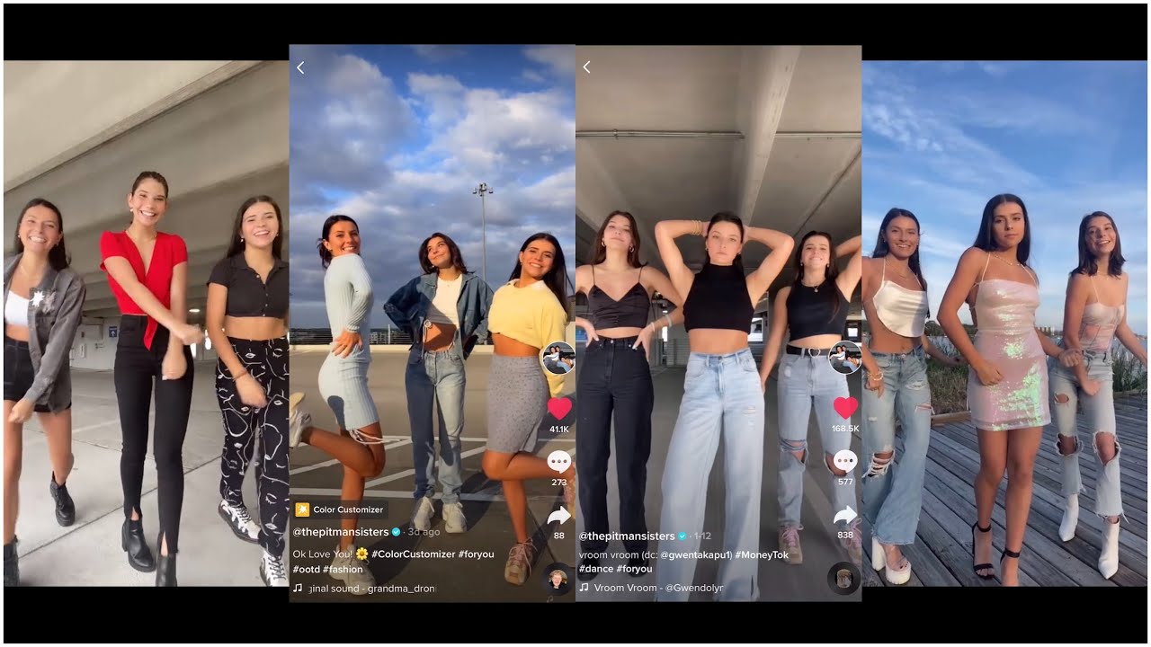 Pitman sisters tik tok compilation 2021 - YouTube