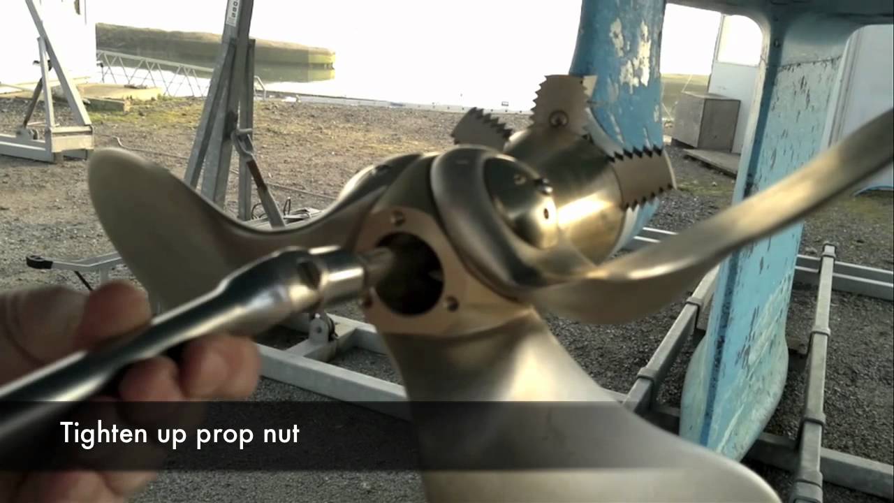 Fitting a Bruntons Autoprop to a saildrive - YouTube