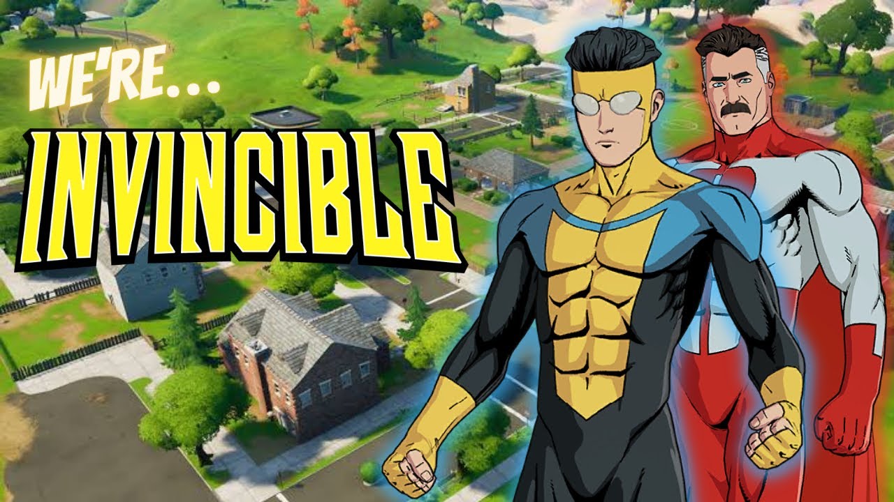 When the Invincible skins drop in Fortnite - YouTube