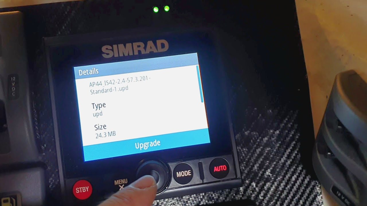 How To Update Simrad AP44 & NAC-2? - YouTube
