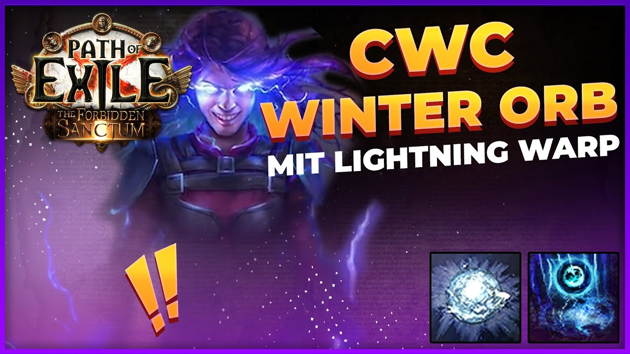 SCHNELLER Mapper in 3.20! Winter Orb CwC Lightning Warp [Path of Exile ...