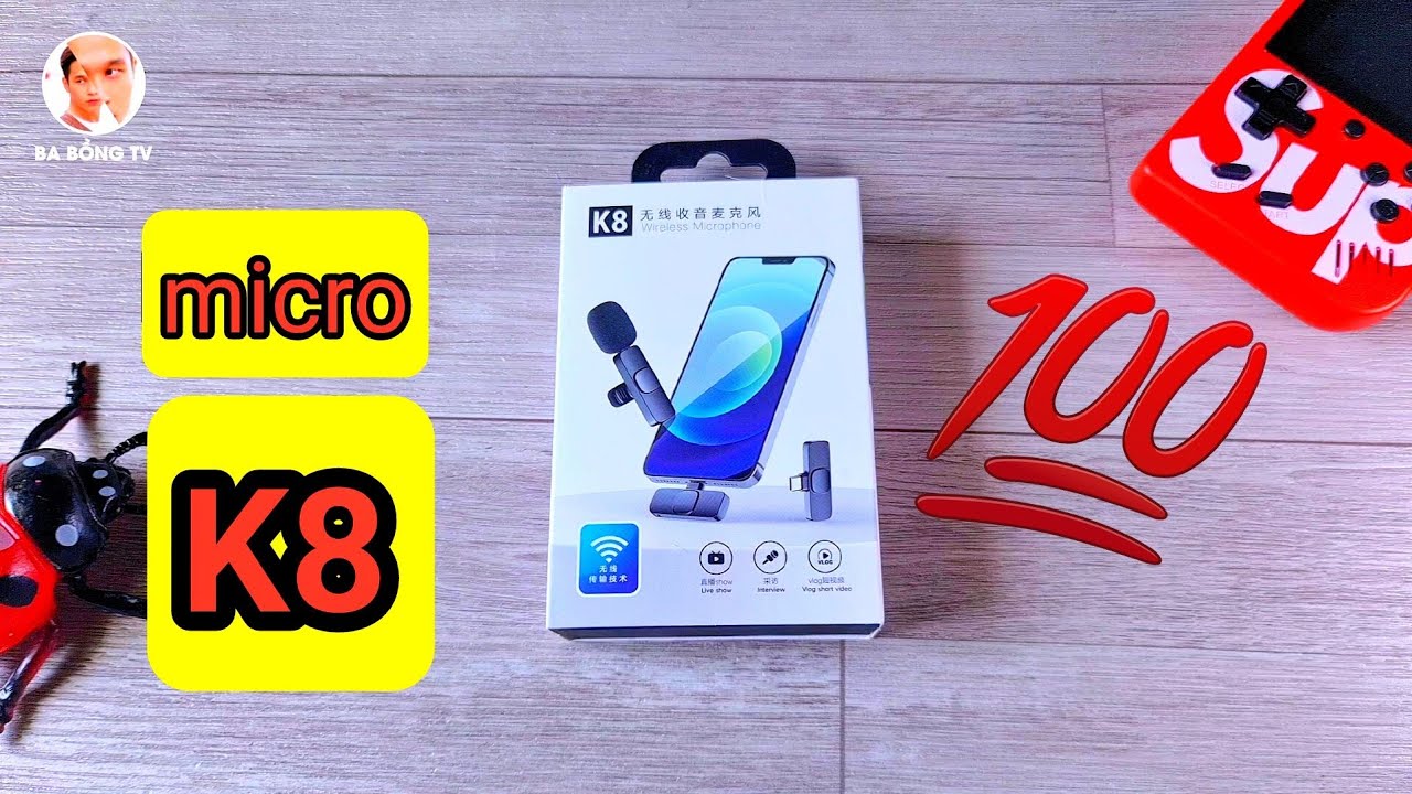 Micro K8 Cho Android Và IOS Giá Siêu Rẻ | Ba Bồng TV - YouTube