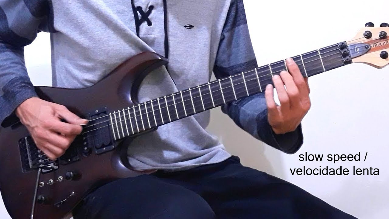 How to play SATCH BOOGIE Joe Satriani Intro / PEACE CUSTOM SHOP guitar ...