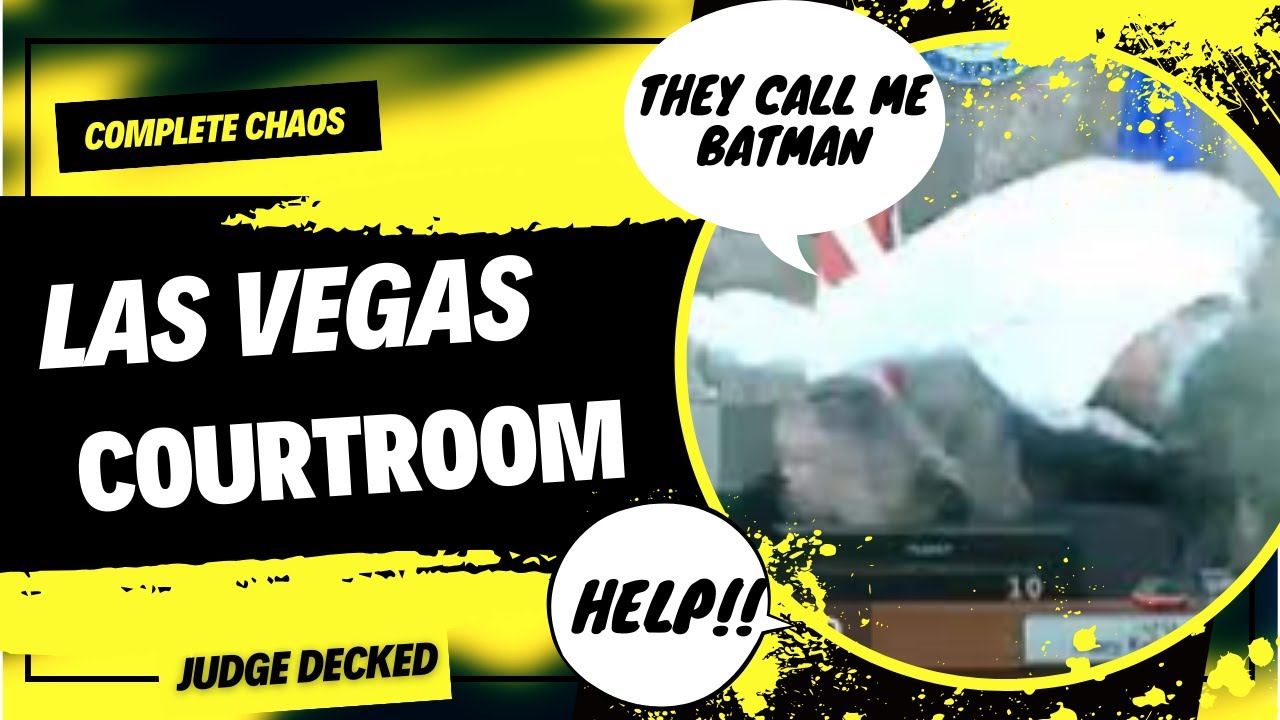 Las Vegas Judge Gets Jumped On By Defendant In Courtroom(2024) - YouTube