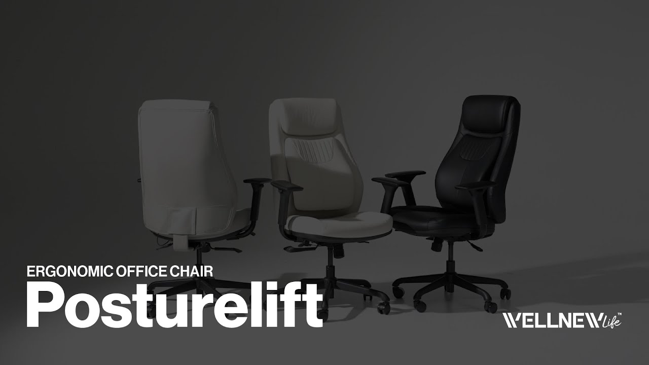 POSTURELIFT Ergonomic Office Chair｜Perfect Your Posture｜WELLNEWLIFE ...