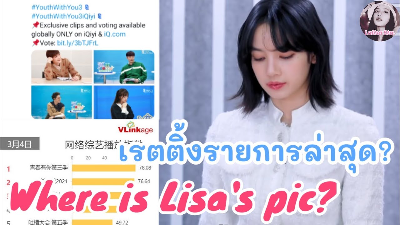 น้อยใจนะ! iQIYI ไม่ลงรูป LISA โปรโมทพร้อม Mentor คนอื่น พร้อมเช็ค ...