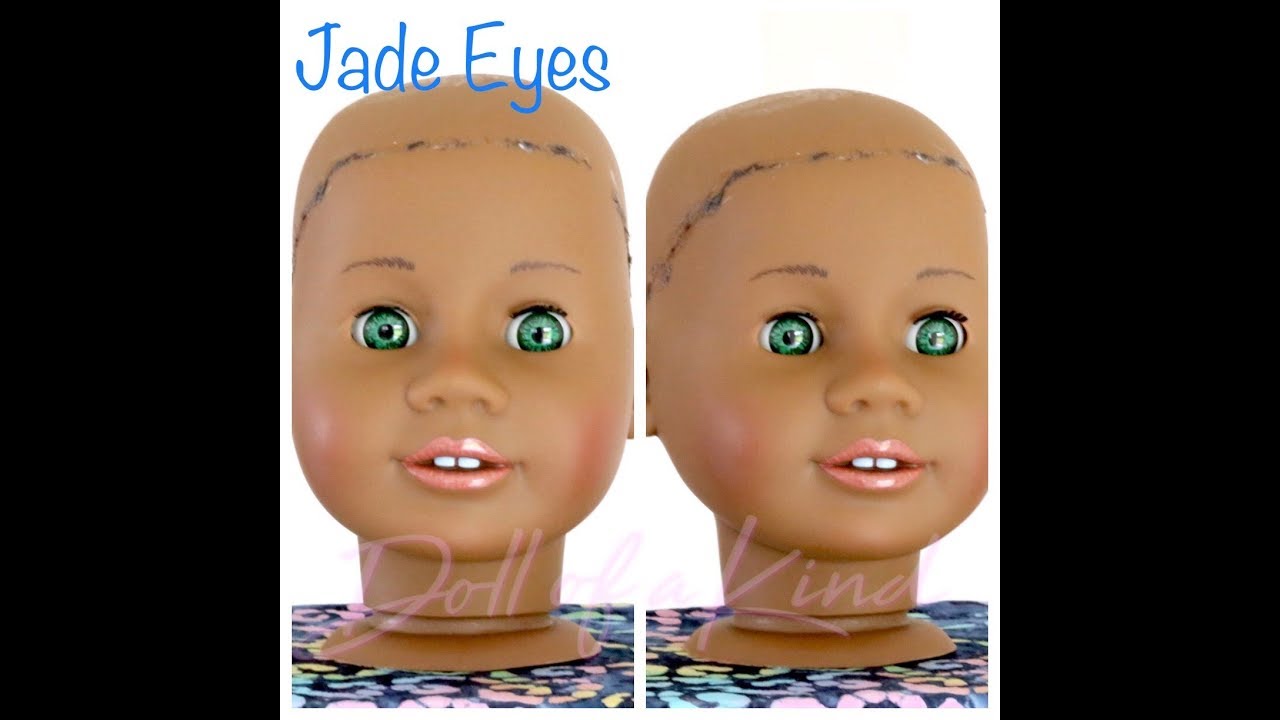 How to Swap American Girl Doll Addy's Eyes using Doll of a Kind Eyes ...