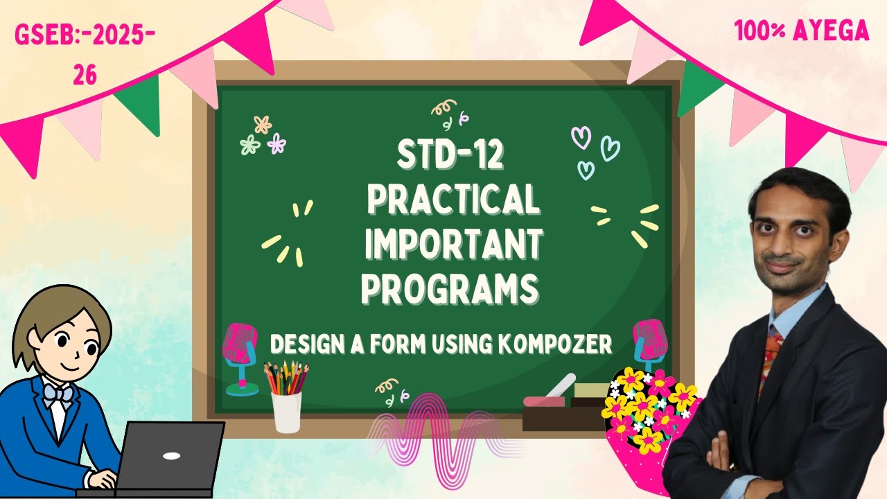 Std 12 Practical Exam Important Programs 2025-26 | Computer Practical ...