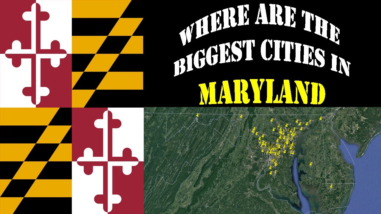 Maryland Top 100 Cities | 2024 Population Estimates - YouTube